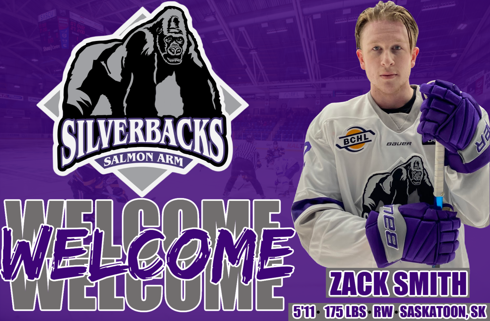 Silverbacks Add 20 Year Old Smith For Second Half | Salmon Arm Silverbacks