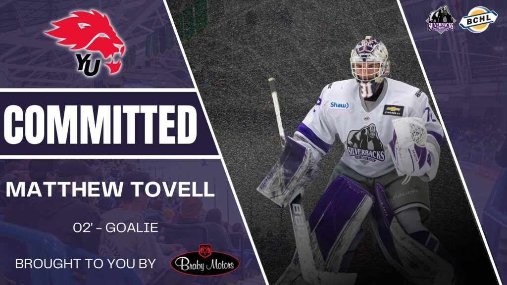 Matthew Tovell commits to York University | Salmon Arm Silverbacks