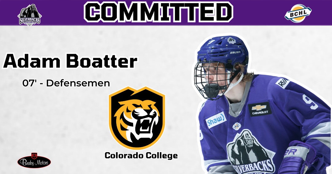 Adam Boatter Commits to Colorado College | Salmon Arm Silverbacks